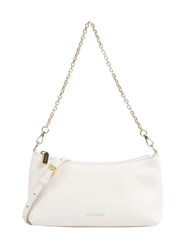 COCCINELLE Chain Strap Shoulder Bag - White