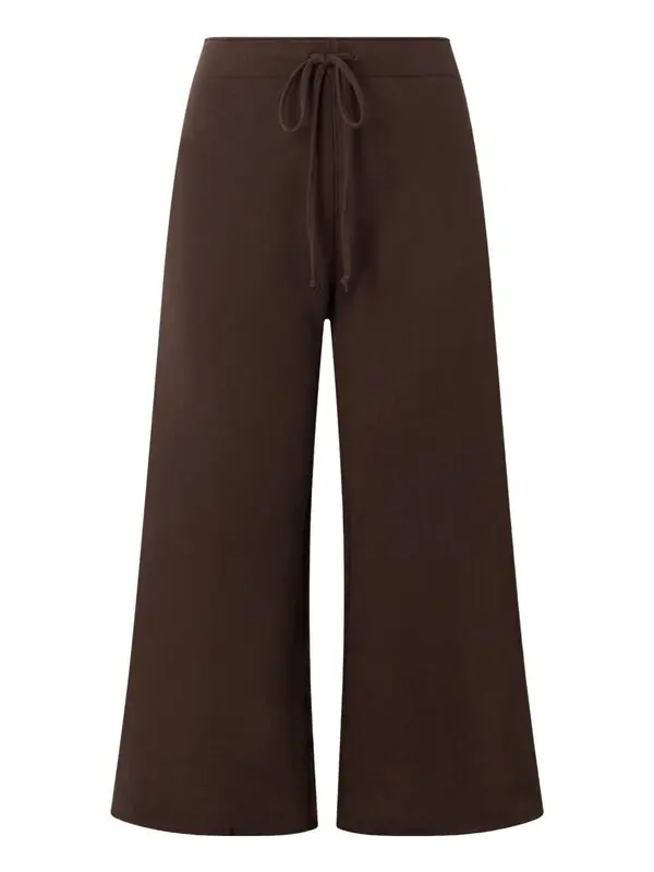 NILI LOTAN Kiki Cotton Sweatpants - Brown