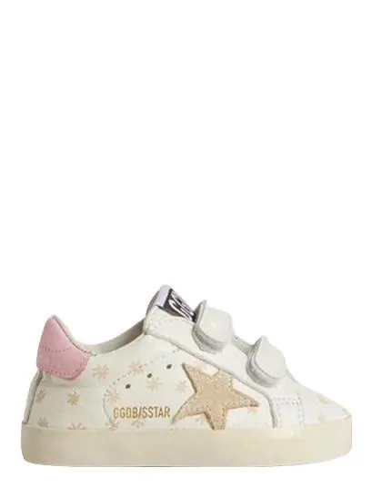 GOLDEN GOOSE Embellished Star Sneakers - Nude