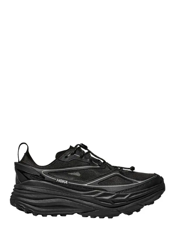 Hoka One One Stinson One7 Lace-up Sneakers - Black/silver