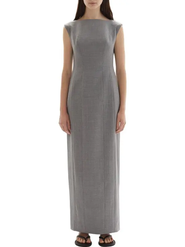 JOAEN Kelli Wool Maxi Dress - Grey