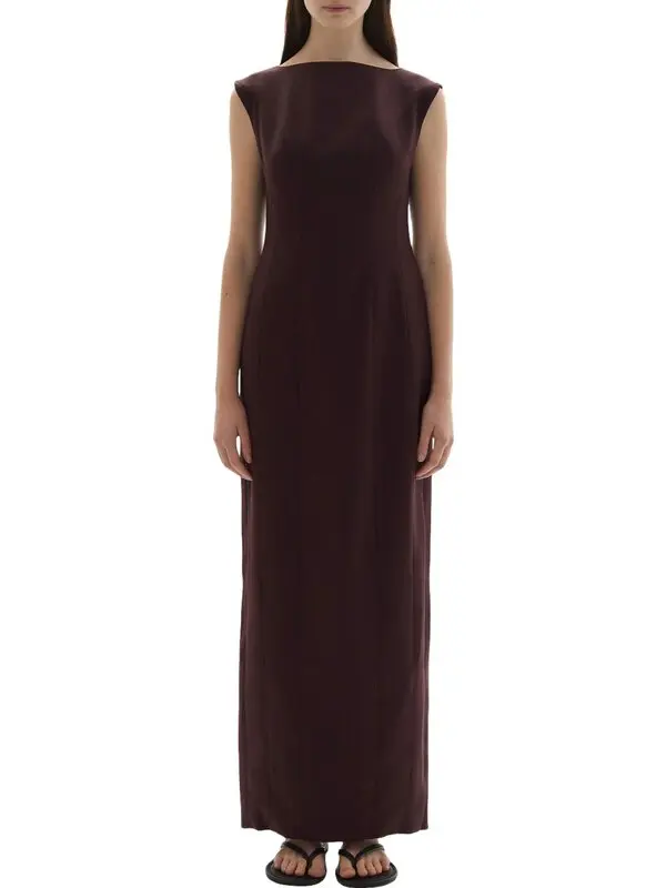 JOAEN Kelli Wool Maxi Dress - Purple