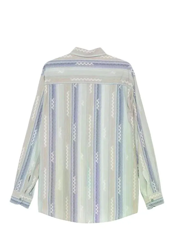 Missoni 2000s Zigzag-print Shirt - Blue