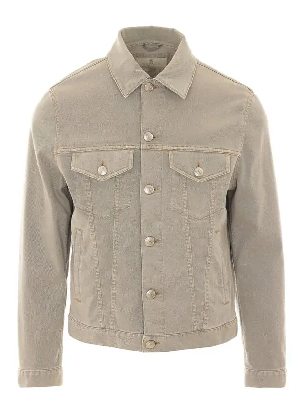Brunello Cucinelli Denim Four Pockets Jacket - Green