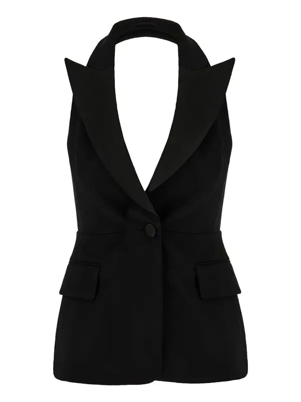 Max Mara Sleeveless Blazer - Multicolor