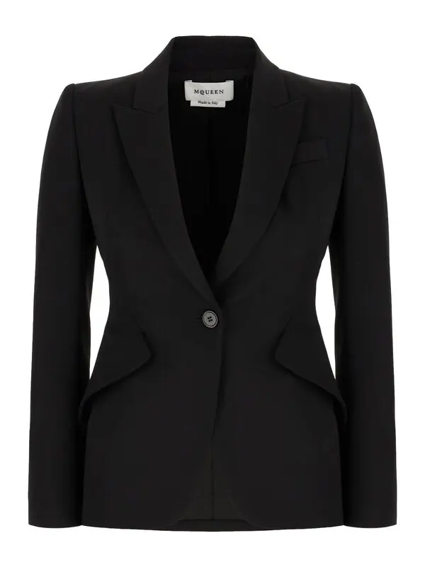 Alexander McQueen Single-breasted Blazer - Multicolor