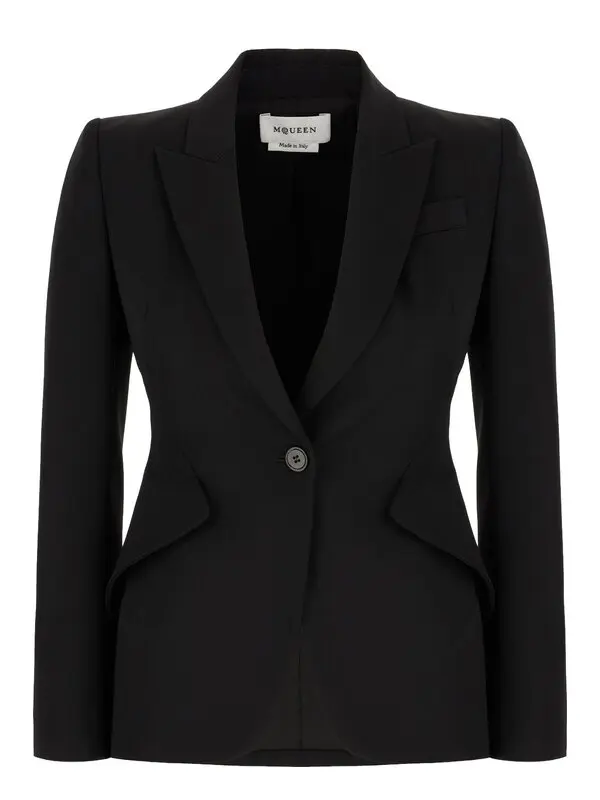 Alexander McQueen Single-breasted Blazer - Multicolor