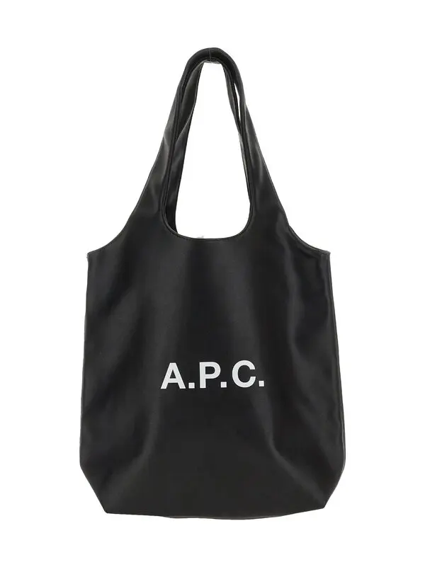 A.p.c. Logo Tote Bag - Black