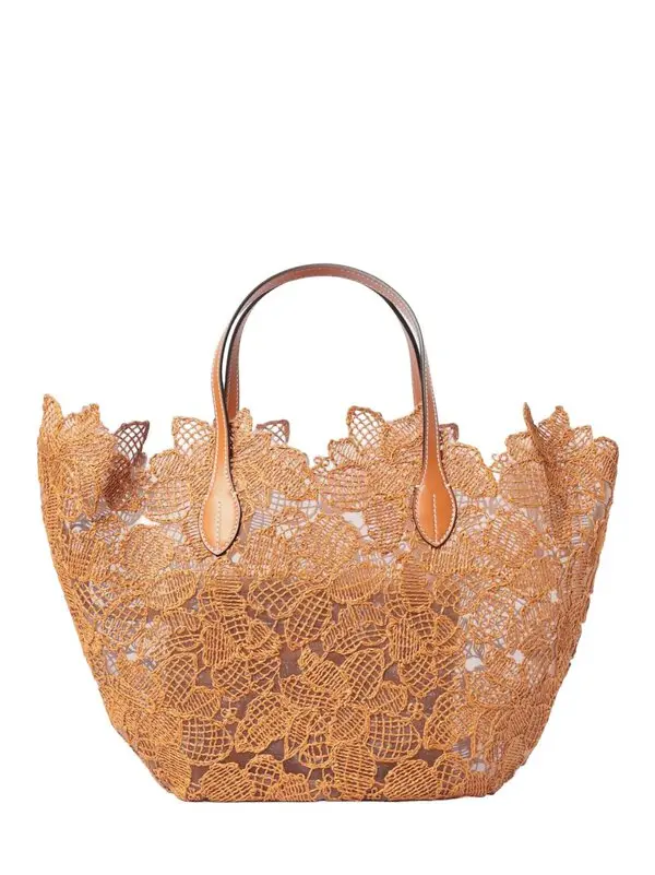 Ermanno Scervino Leather Tote Bag - Brown