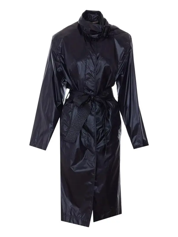 Saint Laurent Lavalliere Nylon Trench - Black