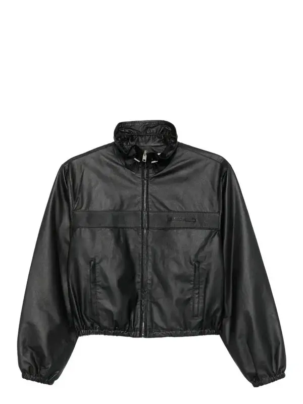 Alexander Wang Zip-up Leather Jacket - Black