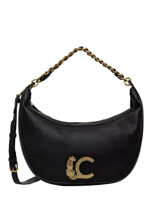 Lola Casademunt Logo-plaque Pebbled-effect Tote Bag - Black