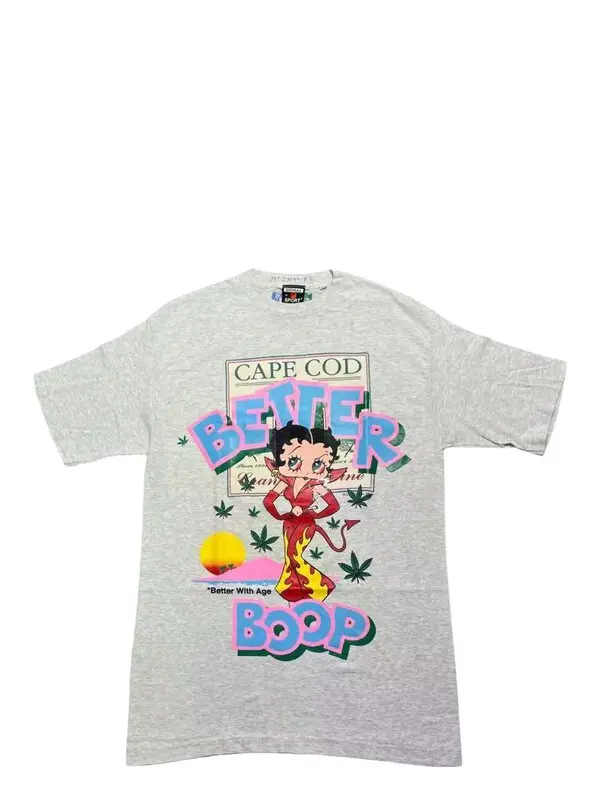 BETTER WITH AGE Better Boop Graphic-print T-shirt - Grey