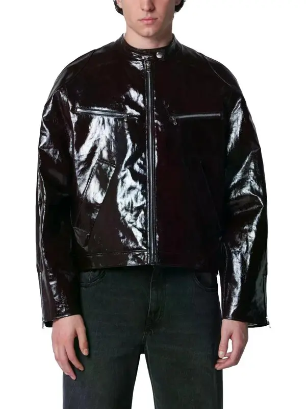 Séfr Ristretto Racer Laminated Jacket - Brown