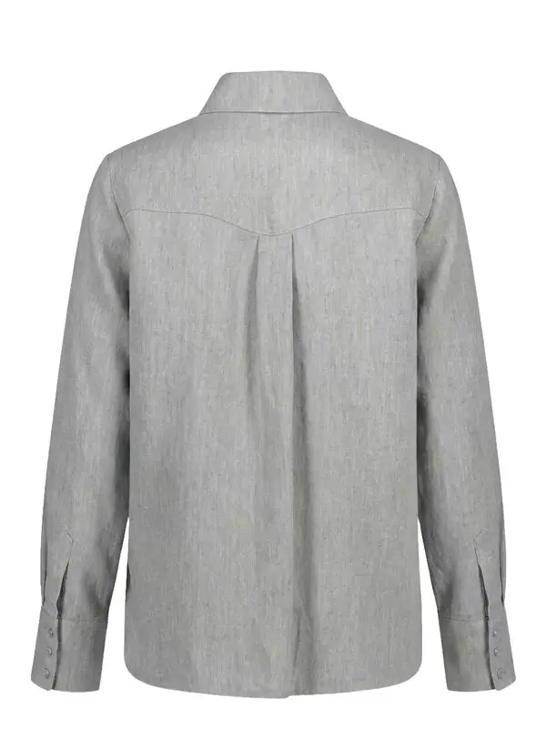 TWP Ranchers Daughter Western-yoke Shirt - Grey