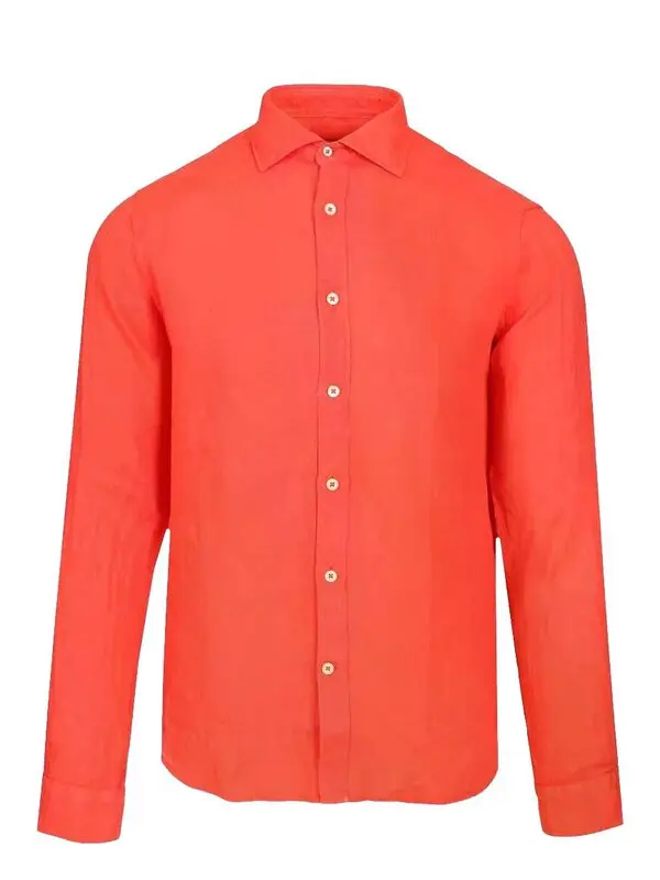 AL DUCA D’AOSTA 1902 Linen Shirt - Red