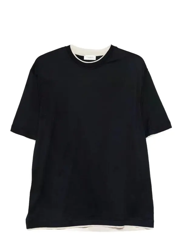 PAOLO PECORA Crew-neck T-shirt - Blue
