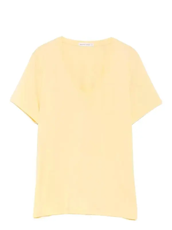 ANONYM APPAREL Romy V-neck T-shirt - Yellow