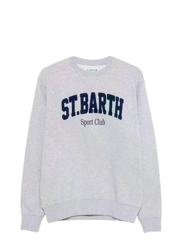 MC2 SAINT BARTH Ponza Appliqué Sweatshirt - Grey