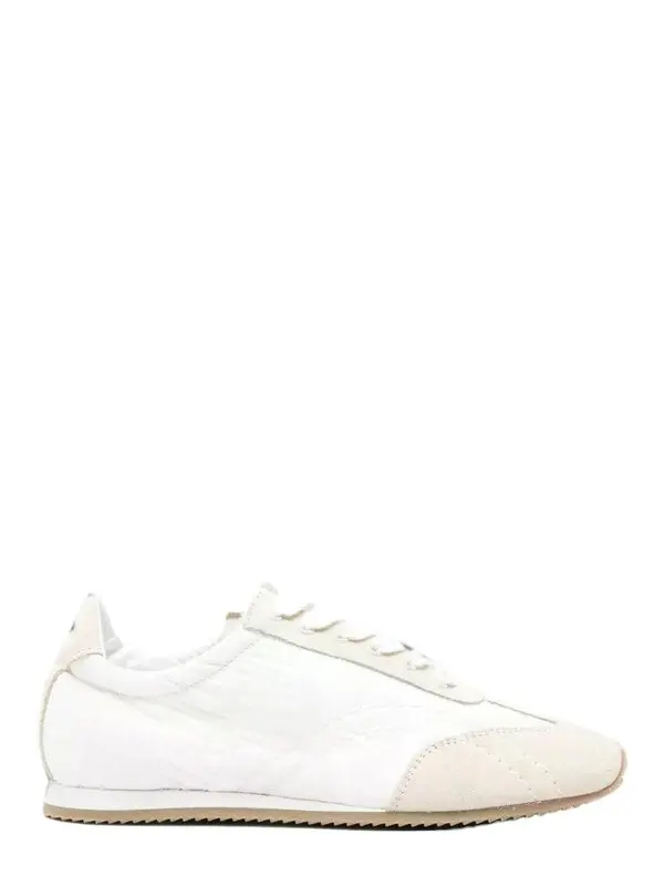 TOTEME Flex Panelled Lace-up Sneakers - Neutrals