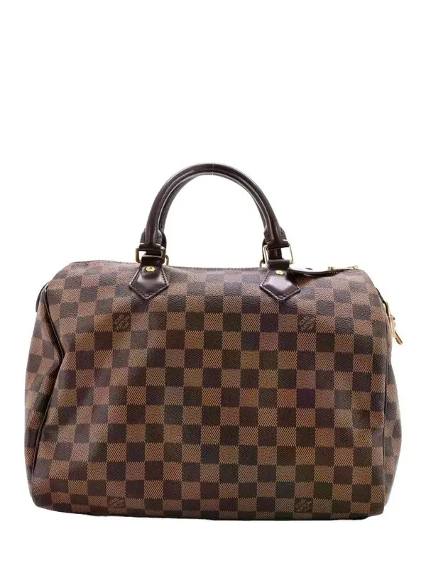 LOUIS VUITTON Speedy 30 Satchel Handbag - Brown