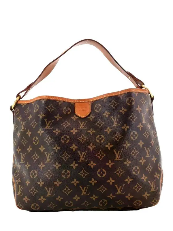 LOUIS VUITTON Monogram Canvas Pm Hobo Bag - Brown