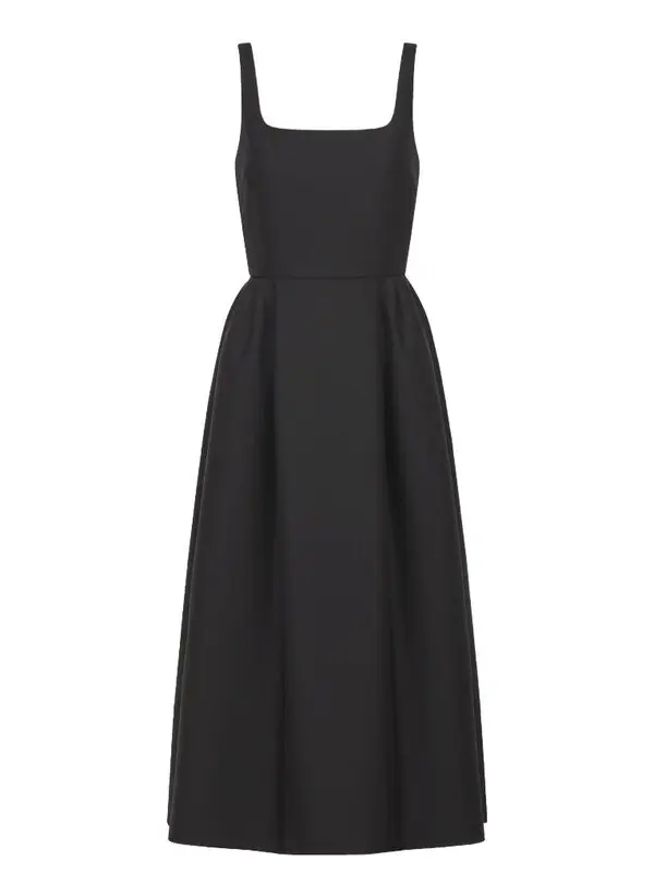 Dior Belted Mid-length Dress - Black
