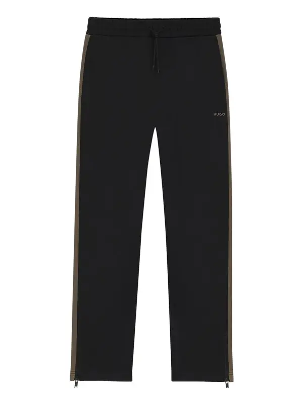 Hugo Boss Side-stripe Drawstring Sweatpants - Black