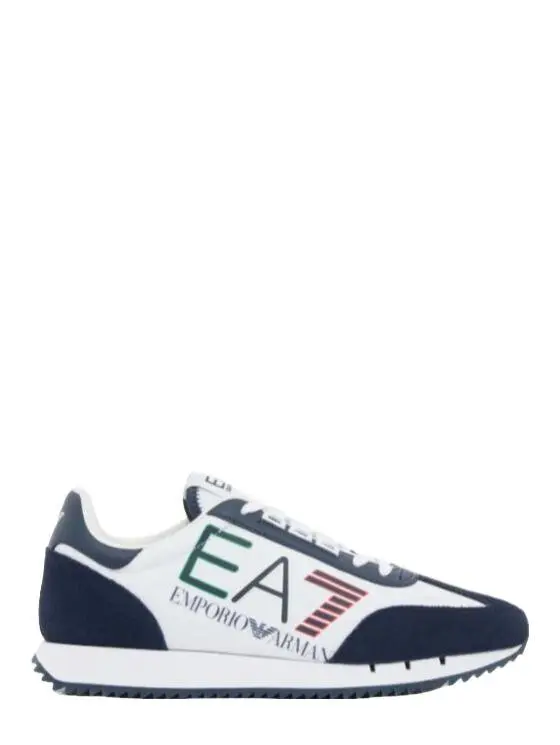 EA7 Logo Low-top Sneakers - White