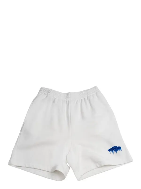 Balenciaga Elastic Waist Shorts - White
