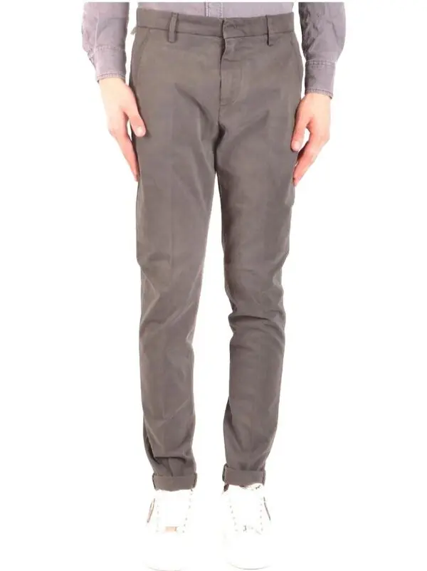 DONDUP High Waist Casual Pants - Gray
