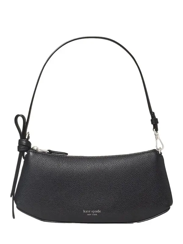 Kate Spade New York Loop Pochette With Knotted Shoulder Straps - Black