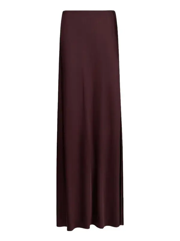 Liu Jo Maxi Skirt With Train - Brown