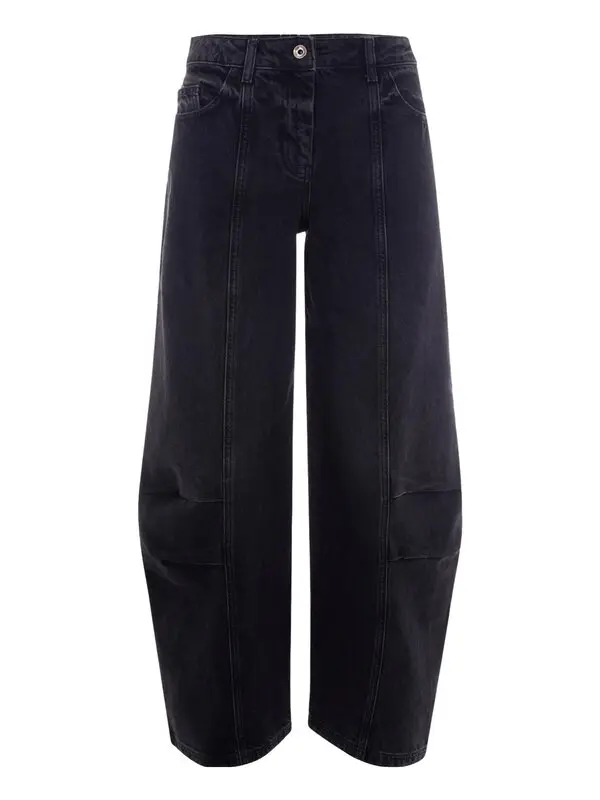 Patrizia Pepe Jeans With Belt Loops - Black Wash