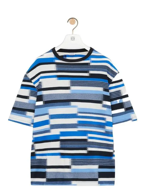 Loewe Crew Neck Short-sleeved T-shirt - Blue