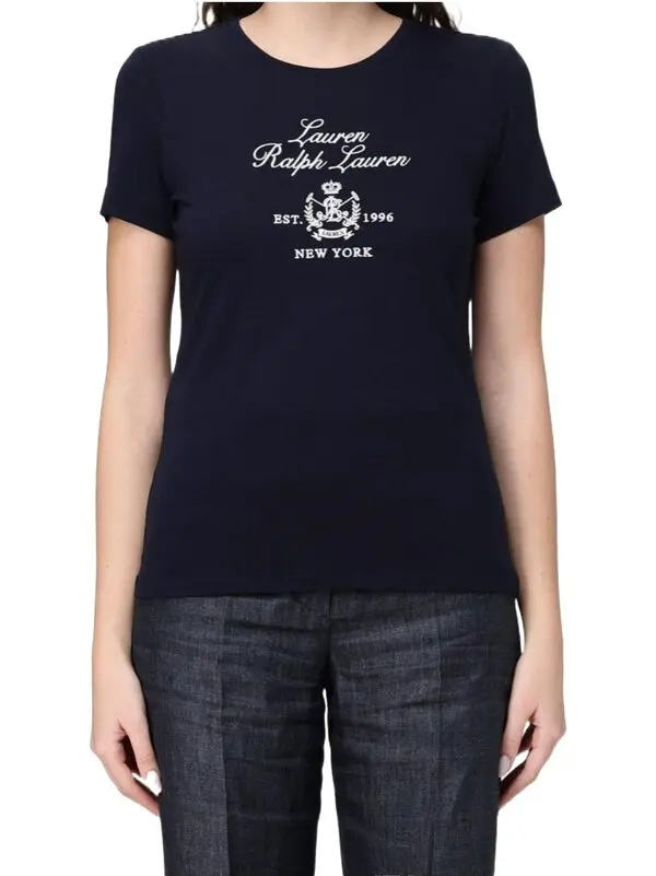 Ralph Lauren Logo Printed Crewneck T-shirt - Blue