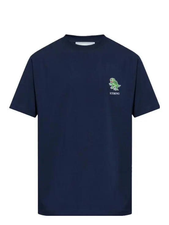 Iceberg Short Sleeve Crewneck T-shirt - Navy