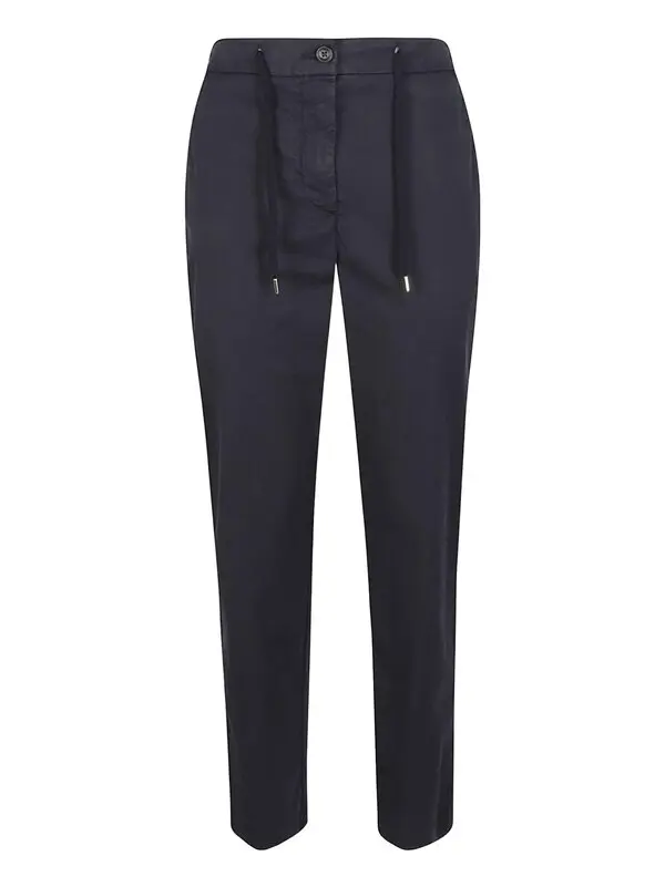 Eleventy Drawstring Waist Pants - Blue