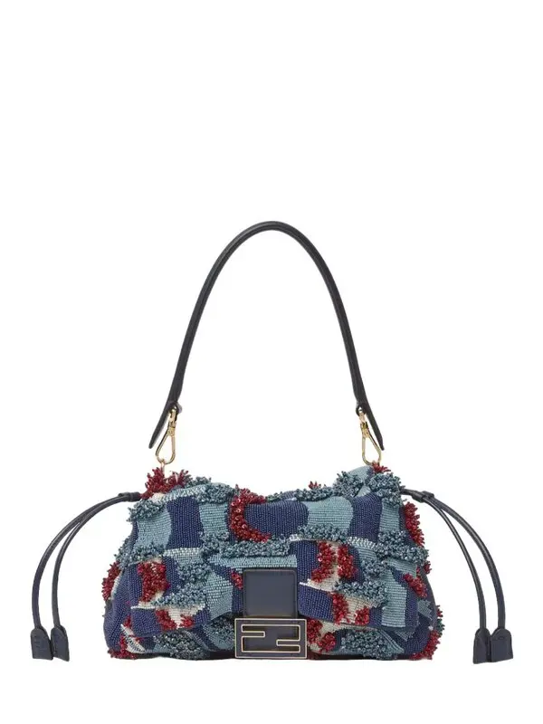 Fendi Mamma Baguette Medium Beaded Shoulder Bag - Color Matching