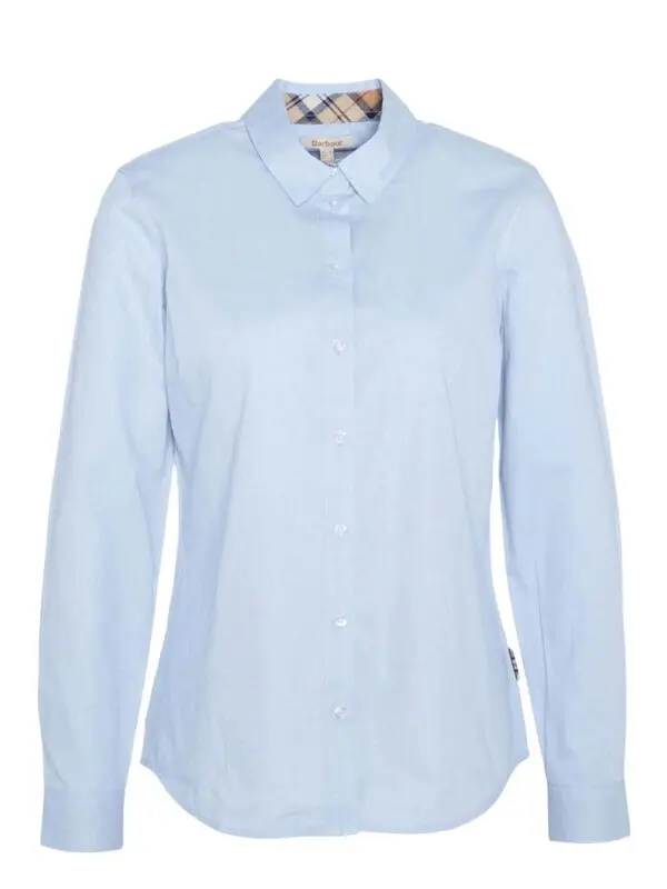 Barbour Long-sleeved Shirt With Classic Collar - Blue