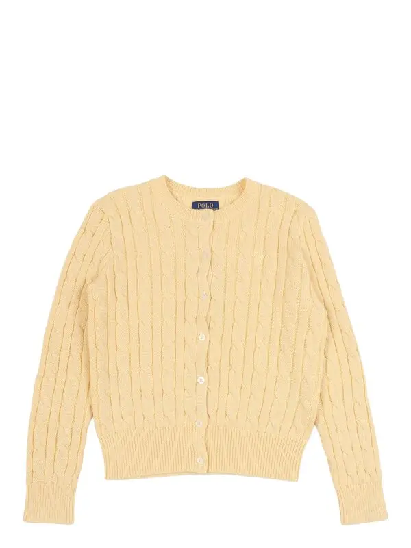Polo Ralph Lauren Cable Knit Cardigan - Nude
