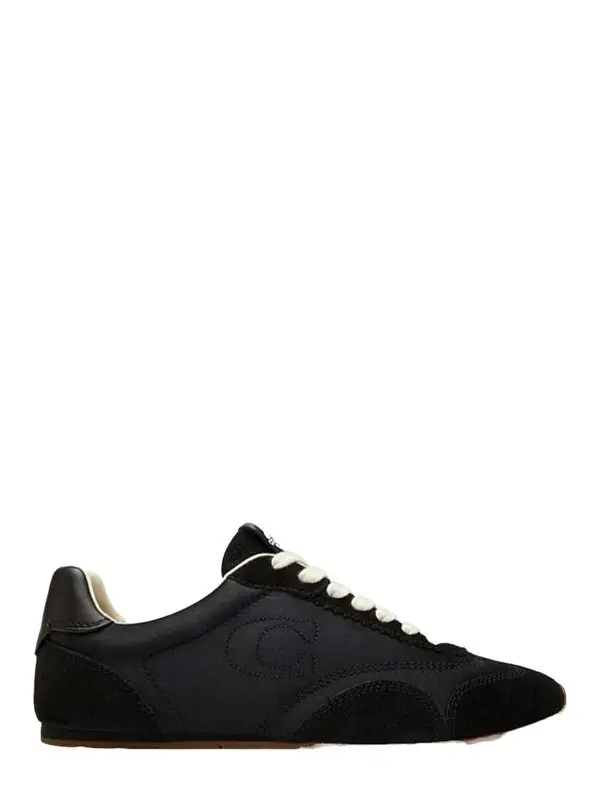 COACH Panelled Lace Up Sneakers - Black/chalk