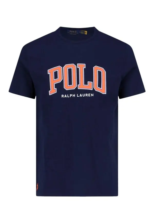 Polo Ralph Lauren Logo-printed Crewneck T-shirt - Navy