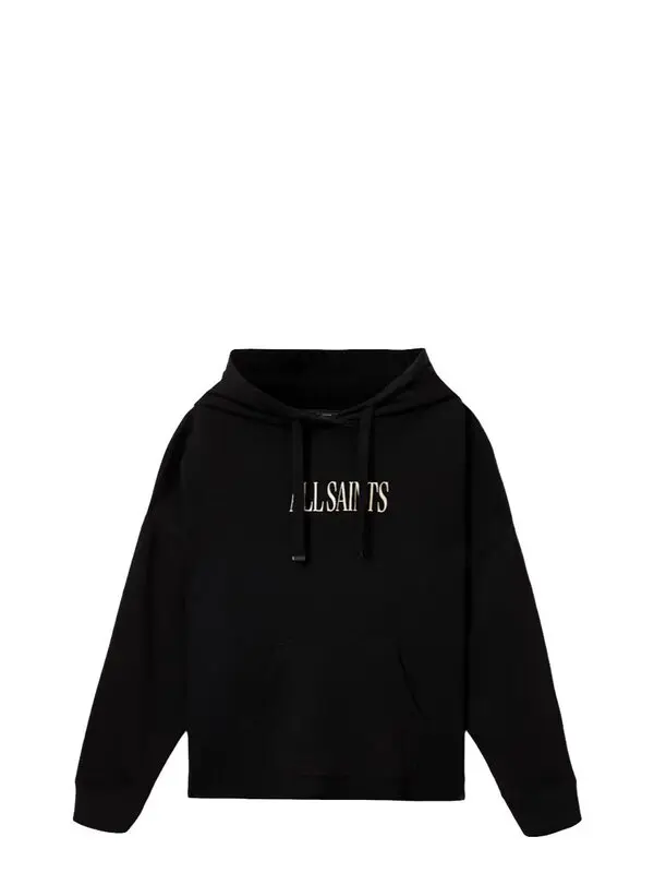 ALLSAINTS Oversized Graphic Hoodie - Black