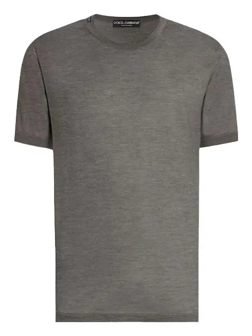 Dolce & Gabbana Dolce Gabbana Short-sleeved T-shirt - Gray