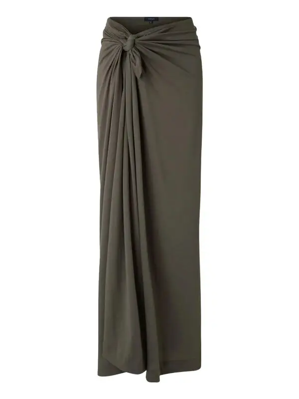 Soeur Pleated Waist Skirt - Black