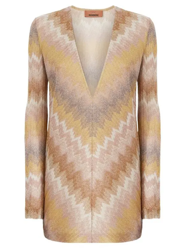 Missoni Ombre Lurex Long-sleeve Mini Dress - Multicoloured