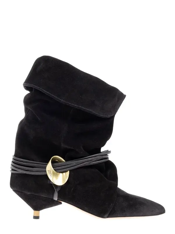 Isabel Marant Étoile Edrika Draped Boots - Black