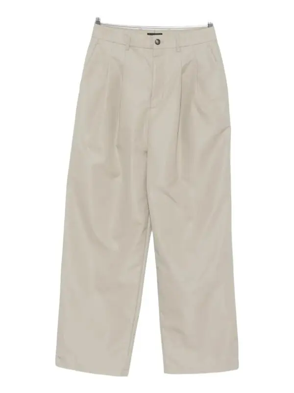 Wardrobe.NYC Pleated Trousers - Nude