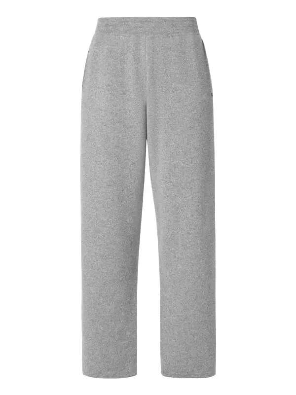 Fendi Trousers With Embroidered Logo - Grey